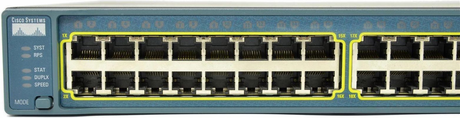 Cisco WS-C3560-48TS-S - 48 10/100 + 4 SFP, IP Base, Catalyst 3560 ...