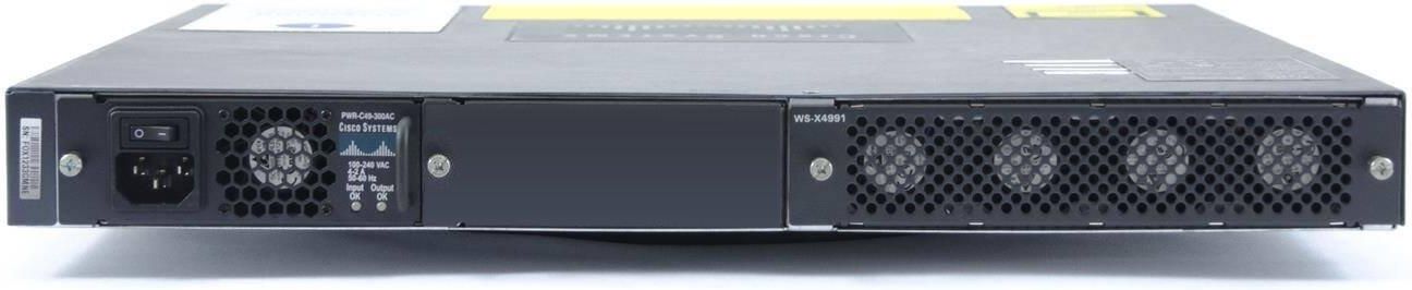 Cisco WS-C4948-10GE-E - 48x 1G RJ45, uplink 2x 10G X2, 1x Zasilacz AC ...