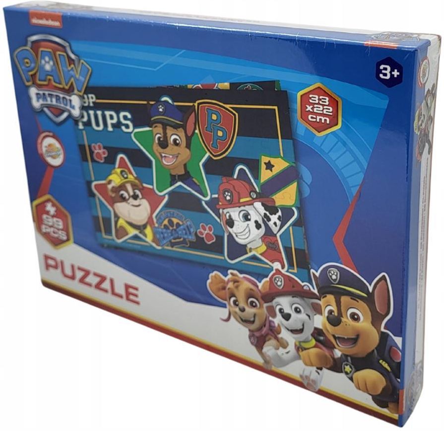 Spin Master Psi Patrol Puzzle Marshall Chase Rubble 33X22Cm 99El ...