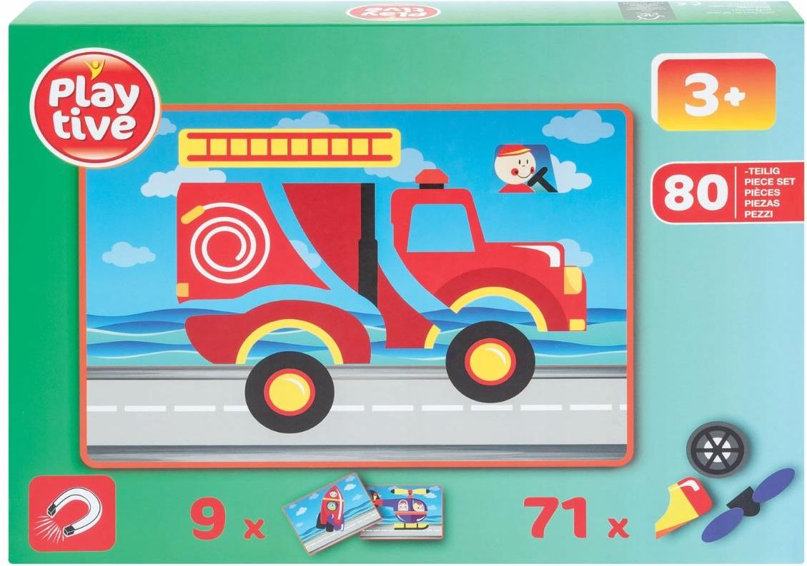 Playtive Magnetyczne Puzzle W Pudełku Pojazd 80El. - Ceny i opinie ...