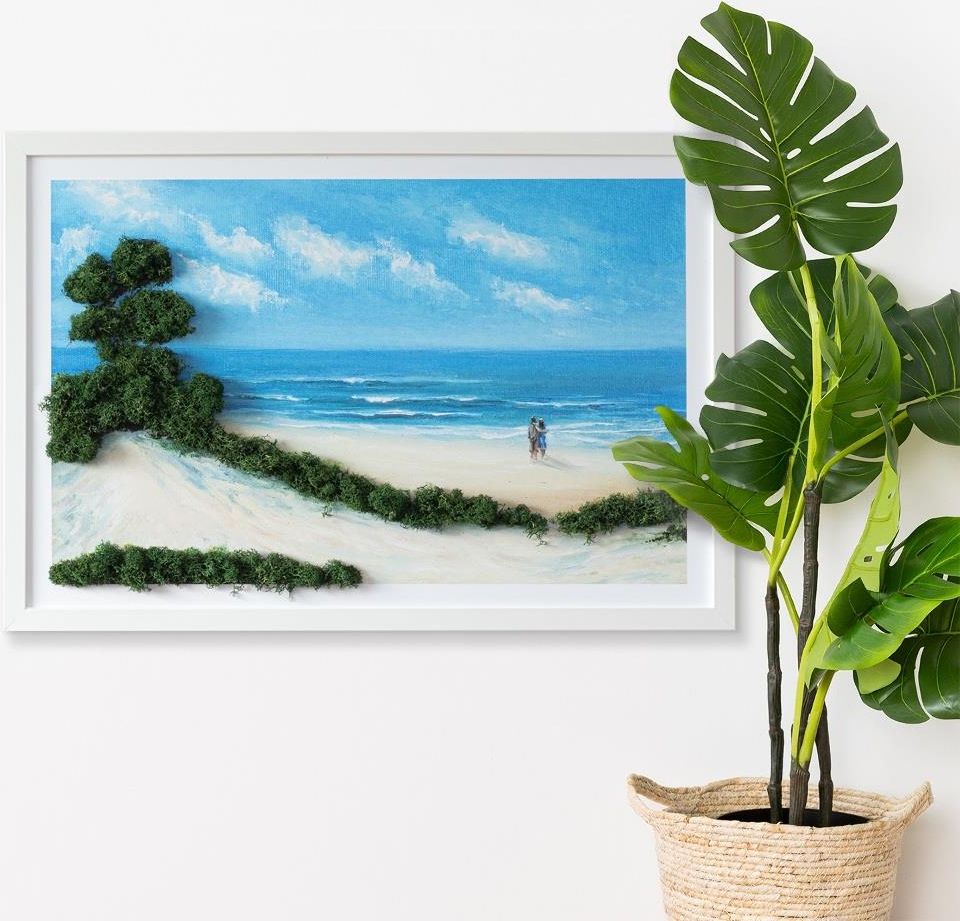 Vintageposteria.Pl Obraz Z Mchem Zakochani Na Plaży - Opinie i ...