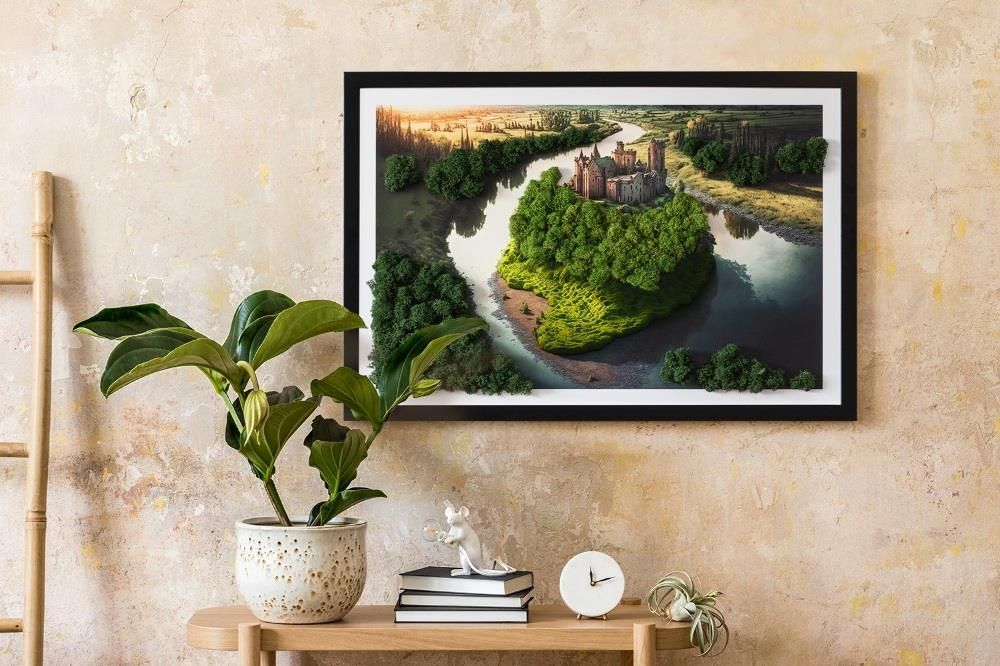 Vintageposteria.Pl Obraz Z Mchem Zamek Na Wzórzu - Opinie i atrakcyjne ...