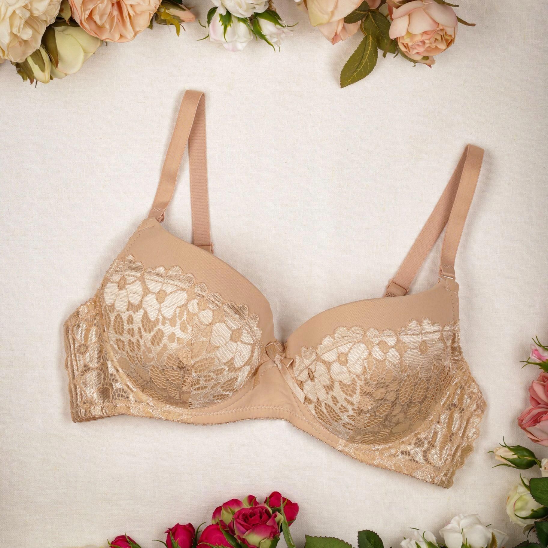 Born2Be Beżowy Biustonosz damski 70B Full Cup - Ceny i opinie - Ceneo.pl