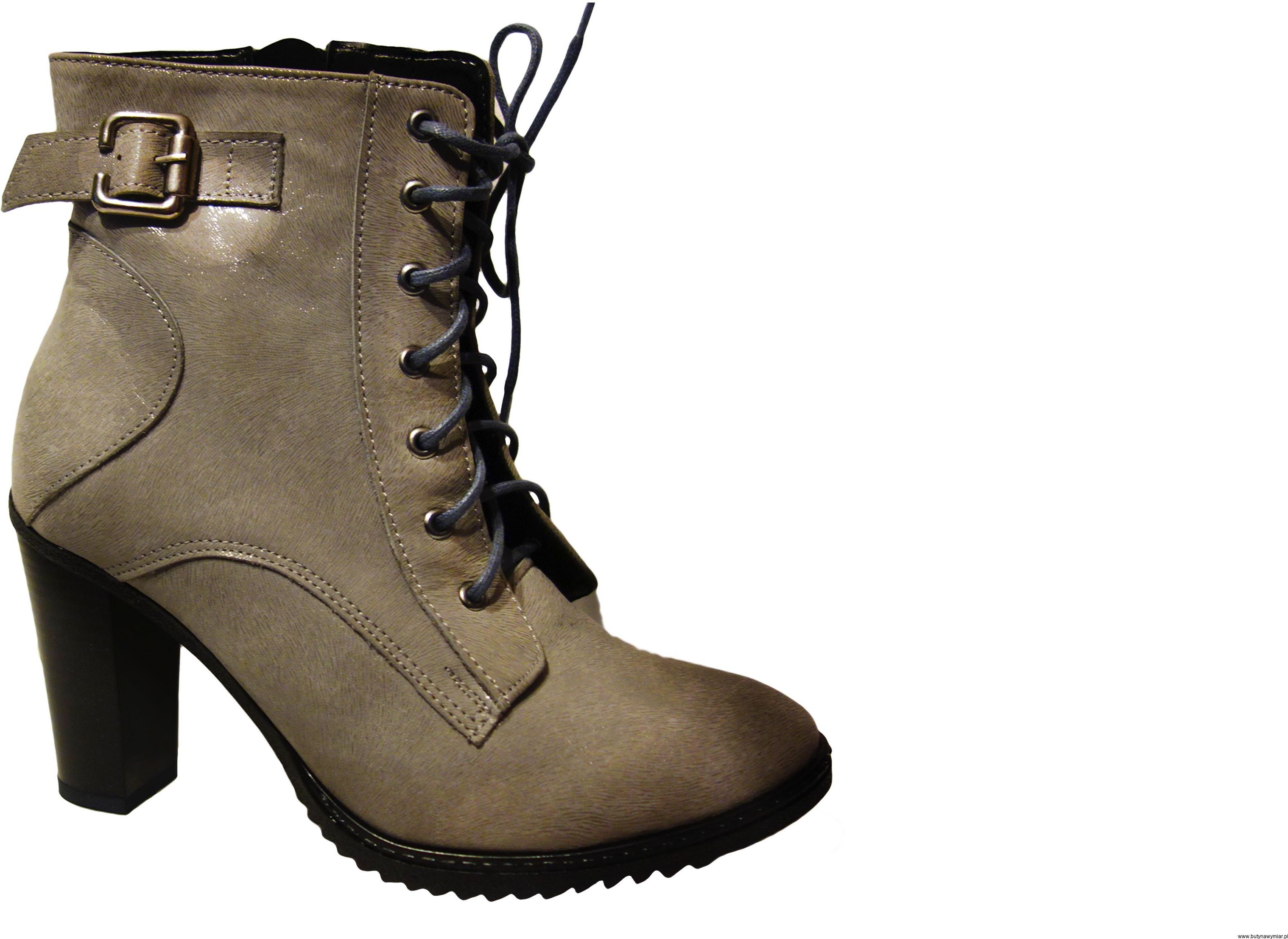 Botki damskie w kolorze popielu obcas 8,5cm nr.37 - Ceny i opinie ...