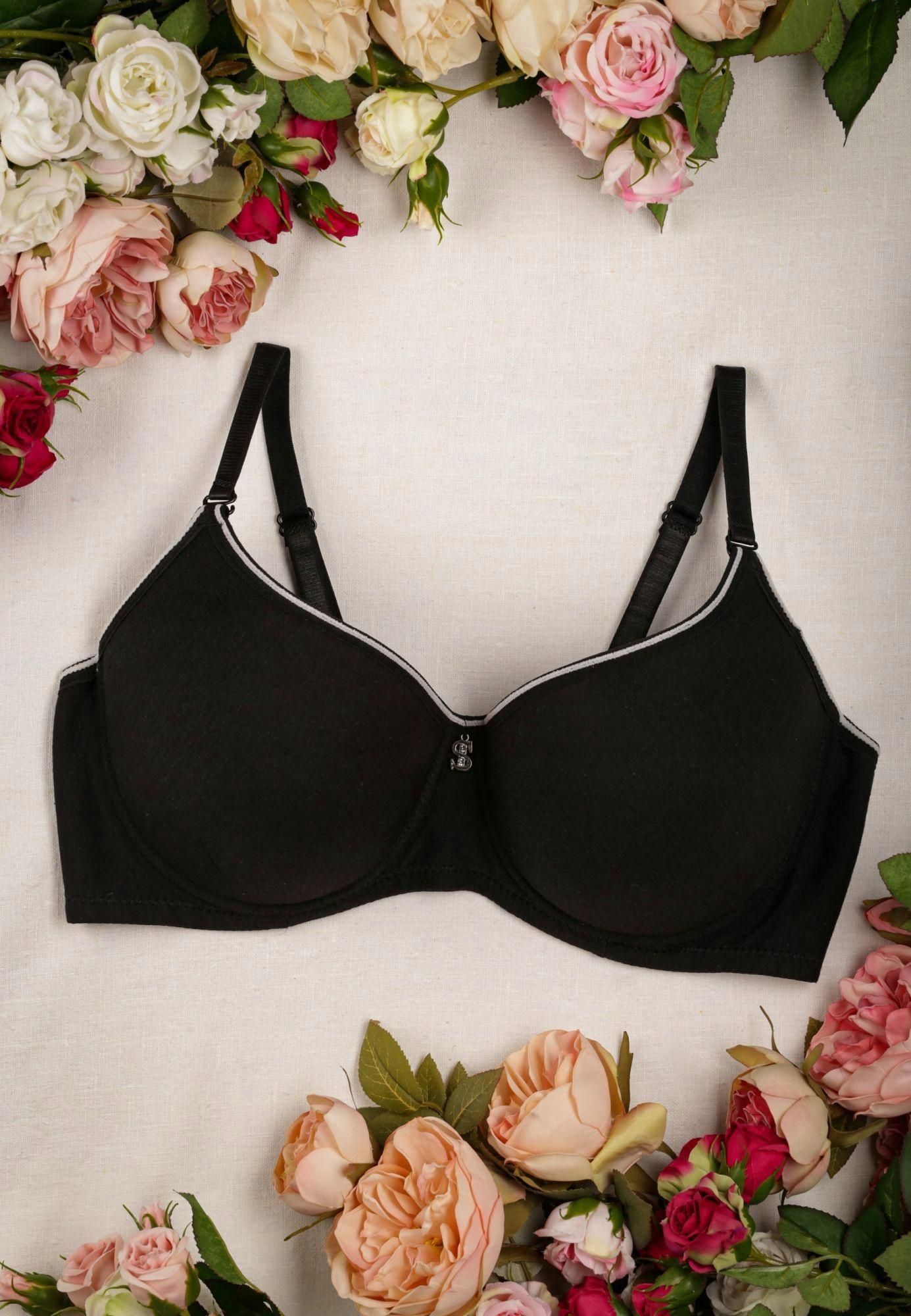 Born2Be Czarny Biustonosz damski 80D Full Cup - Ceny i opinie - Ceneo.pl