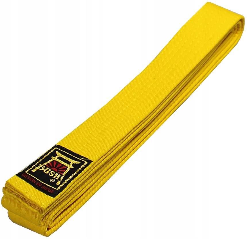 Pas Pasy Karate Taekwondo Judo Bushi Żółty 220cm - Ceny i opinie - Ceneo.pl