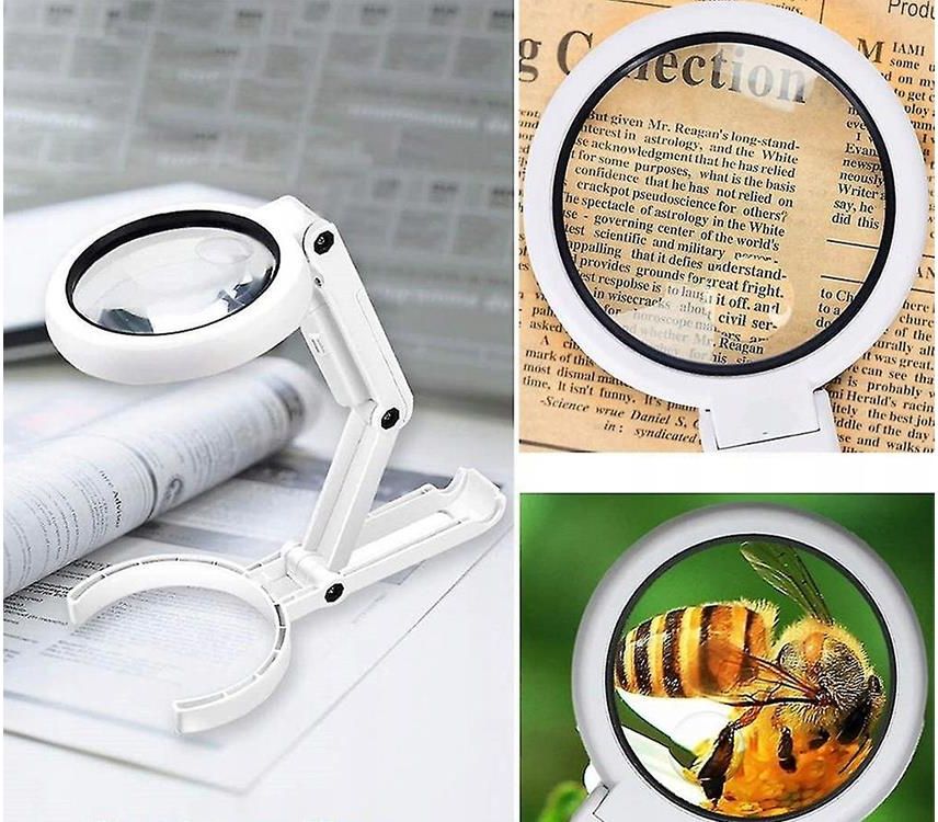 LUPA JUBILERSKA BIURKOWA 5x 11x 8 LED SKŁADANA USB - Ceny i opinie na ...