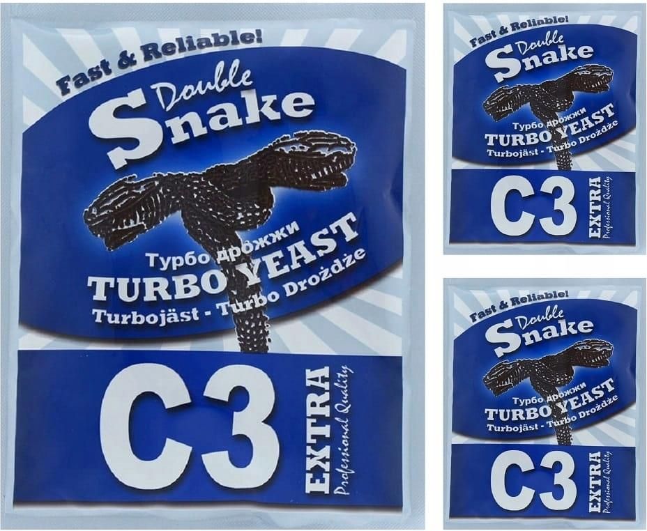 Doublesnake Drożdże Gorzelnicze Double Snake C3 3Szt 313033 - Ceny i ...