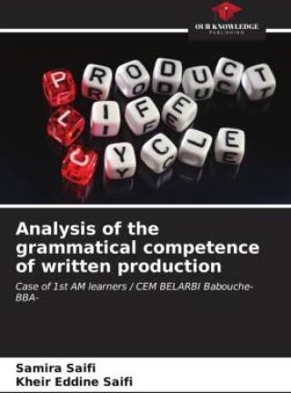 Analysis of the grammatical competence of written production ...