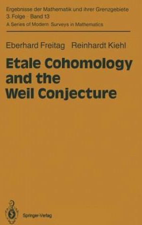 Etale Cohomology and the Weil Conjecture - Literatura obcojęzyczna ...