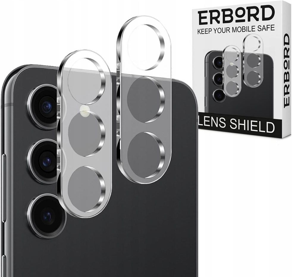 Erbord 2X Szkło Na Aparat Tył Do Samsung Galaxy S23 Fe 2 Pack - Opinie i ceny na Ceneo.pl