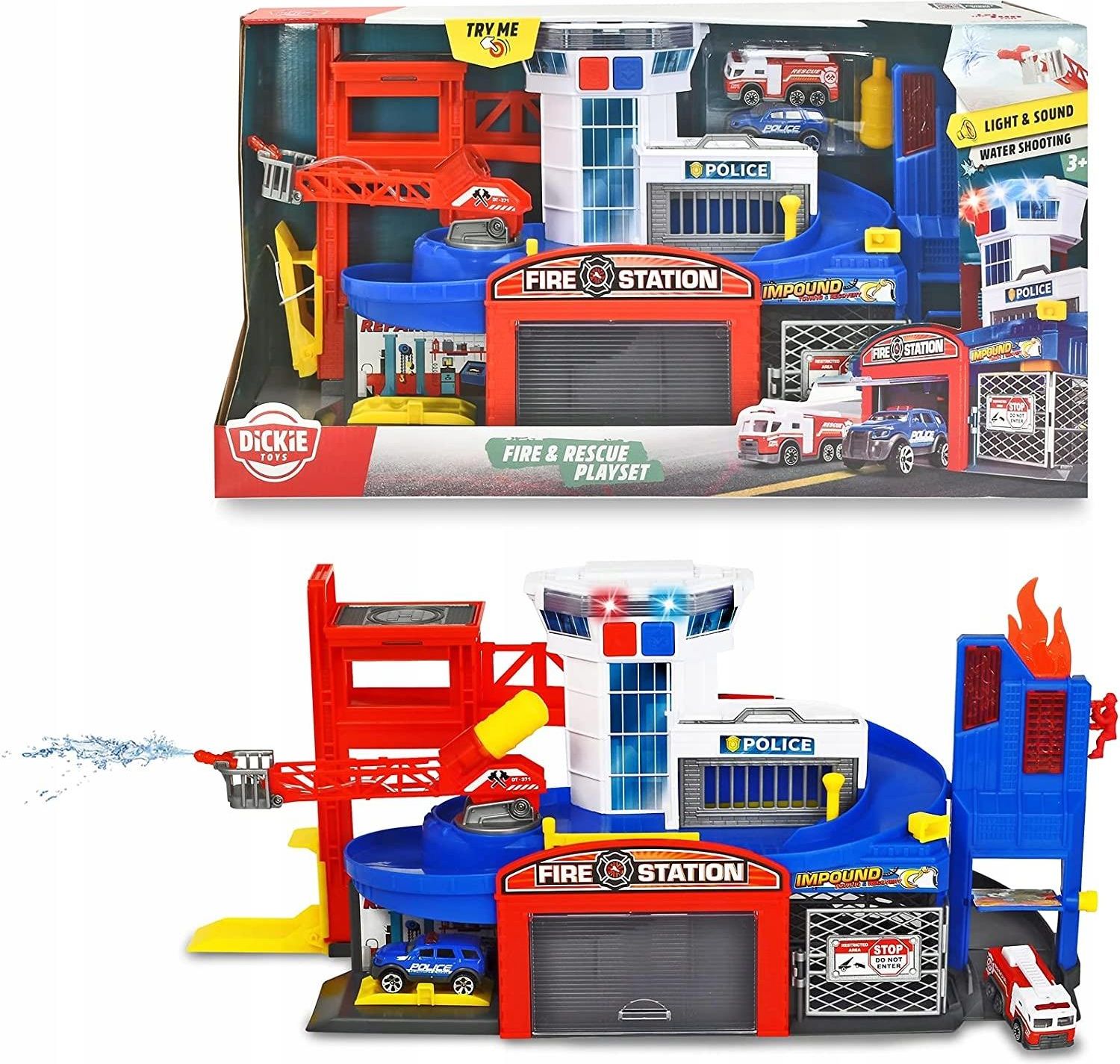 Dickie Toys Stacja Ratunkowa Remiza 2W1 Garaż - Ceny i opinie - Ceneo.pl