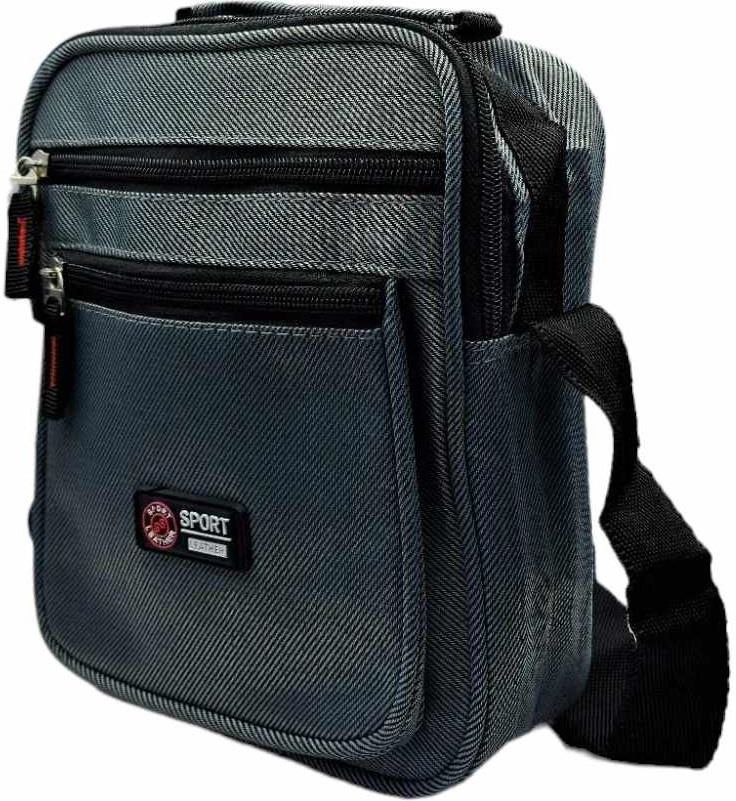 Praktyczna męska torebka na ramie - szary - Ceny i opinie - Ceneo.pl
