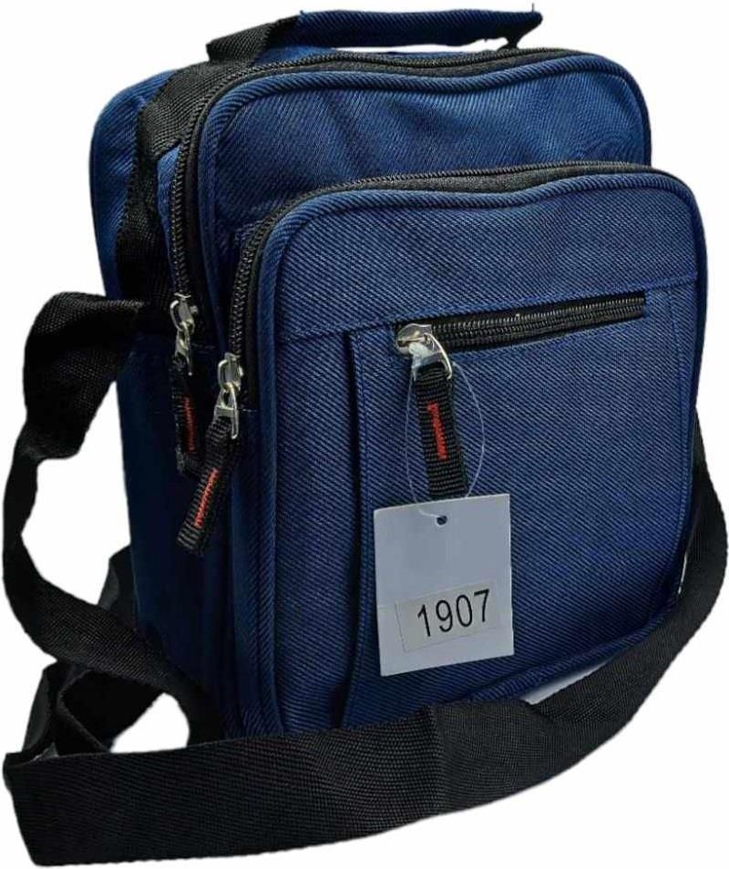 Praktyczna męska torebka na ramie - niebieski - Ceny i opinie - Ceneo.pl