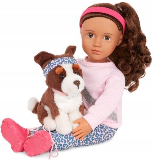 Lalka Our Generation Lalka Natalia 46Cm Z Pieskiem Border Collie Nillie ...