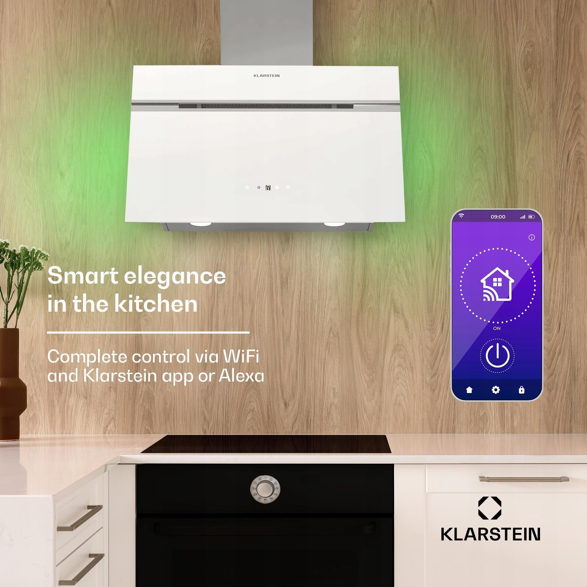 Okap Klarstein Alina 3.0 60cm Biały - Opinie i ceny na Ceneo.pl