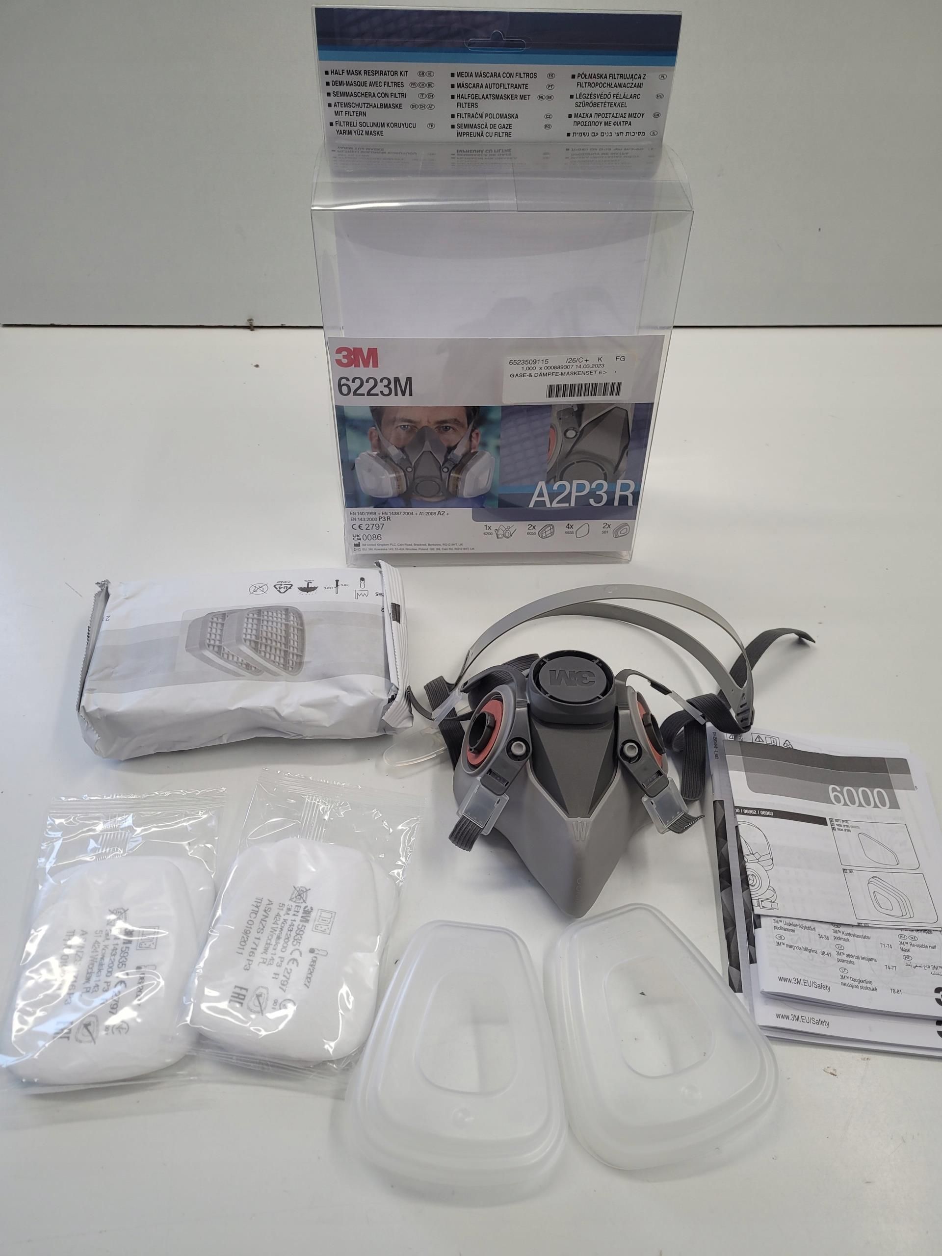 3M Maska Lakiernicza 6223m Półmaska - Ceny i opinie - Ceneo.pl