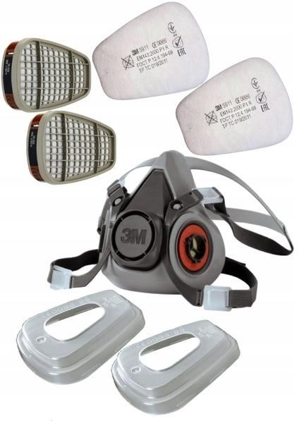 3M Maska Lakiernicza 6223m Półmaska - Ceny i opinie - Ceneo.pl