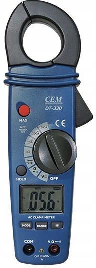 Cem Miernik Dt-330H Cęgowy Prąd Ac 2A/400A - - Opinie i ceny na Ceneo.pl