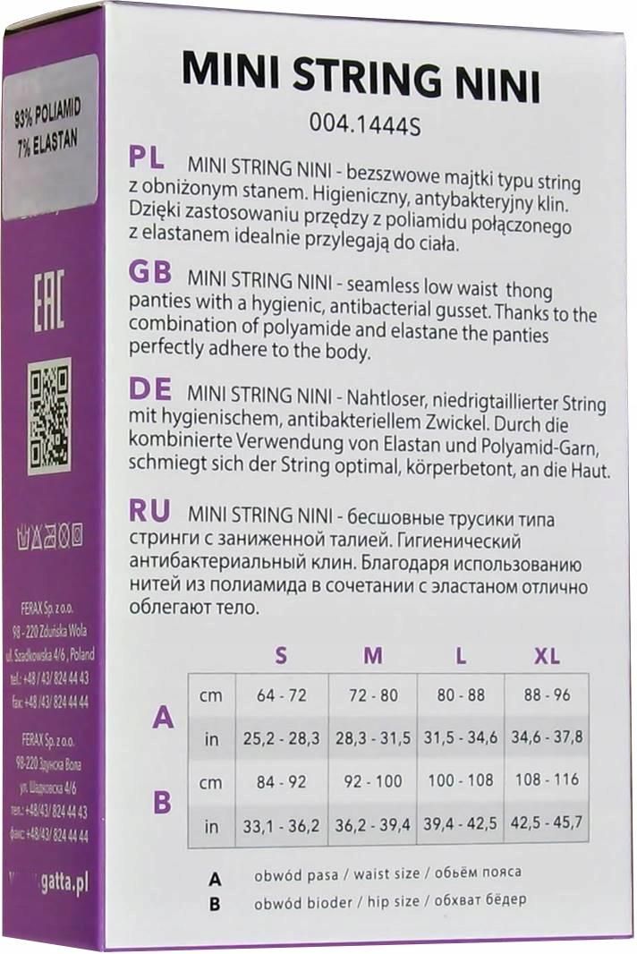 Gatta Majtki Bezszwowe- Mini Stringi Nini r.L - Ceny i opinie - Ceneo.pl
