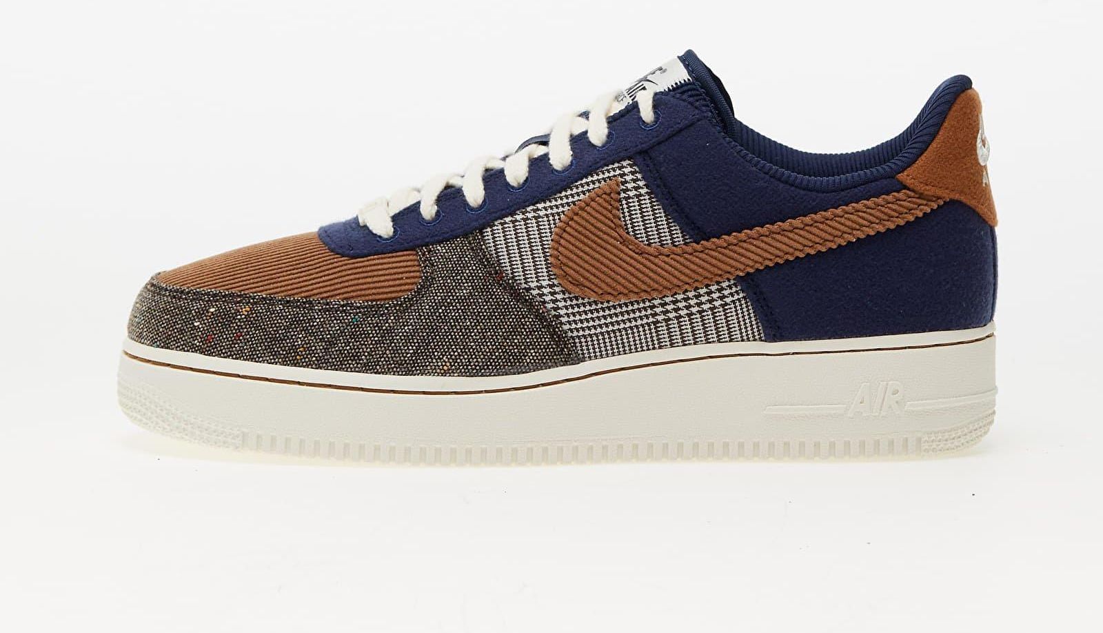 Nike Air Force 1 '07 Premium Midnight Navy/ Ale Brown-Pale Ivory - Ceny ...