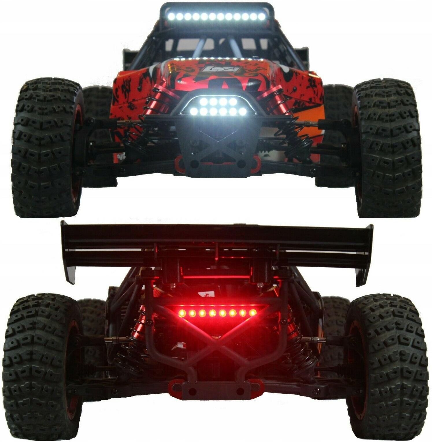 Światła Przód Tył Lightbar Led Lights Losi Desert Buggy Xl Dbxl 1.0 ...
