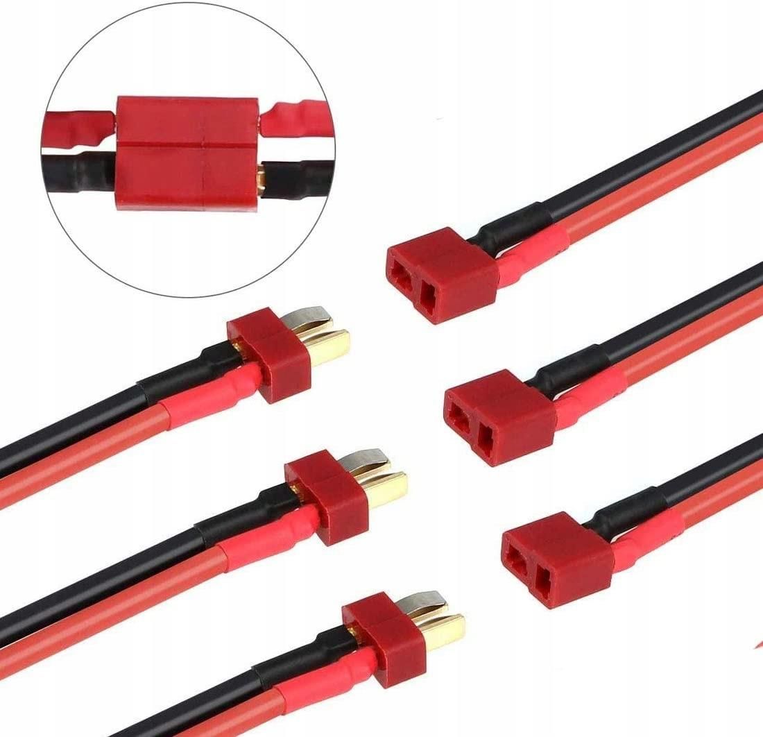 3szt. Przewodów Deans T Plug 14Awg Akumulatora Rc - Ceny i opinie ...