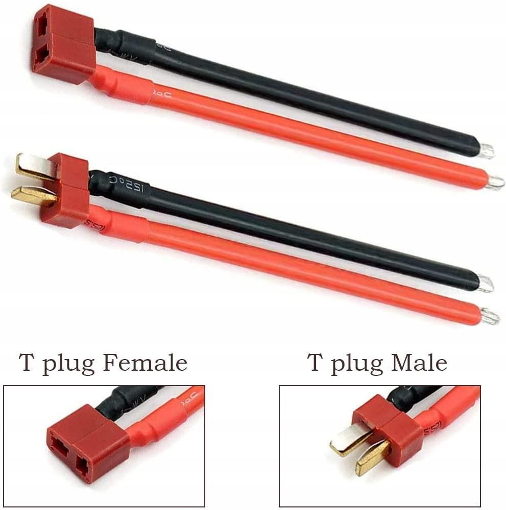 3szt. Przewodów Deans T Plug 14Awg Akumulatora Rc - Ceny i opinie ...