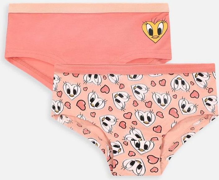Majtki dziewczęce wielokolorowe hipsterki 2 pack, licencja LOONEY TUNES - Ceny i opinie - Ceneo.pl