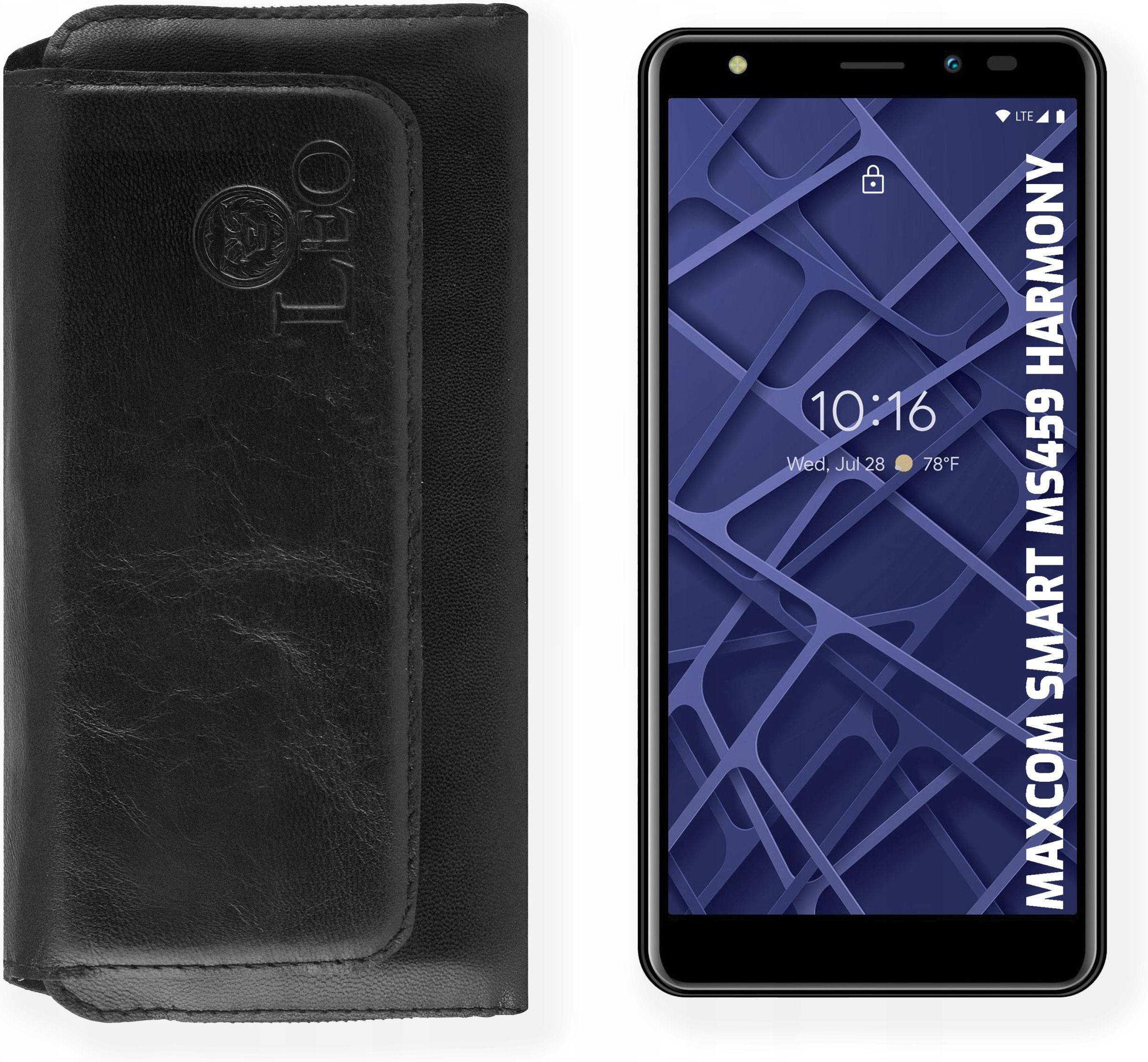 Leo Etui Case Skóra Naturalna Kabura Do Maxcom Ms459 - Etui na telefon ...