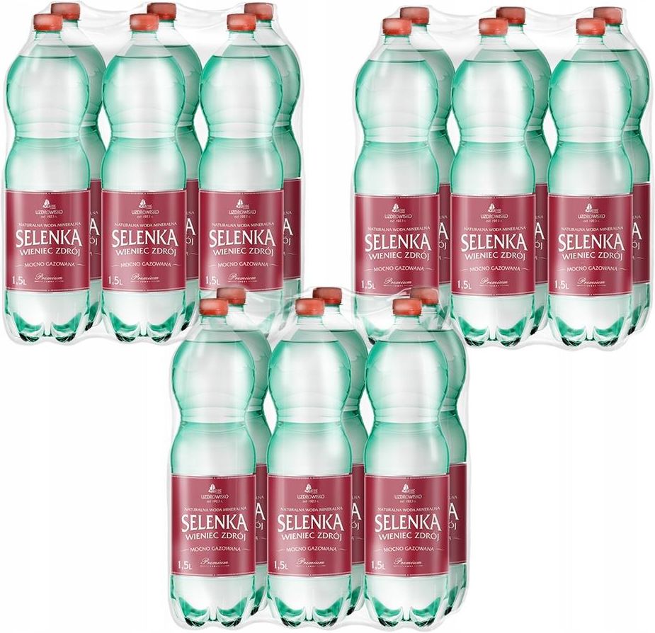 Selenka Woda Mocno Gazowana 1,5l 3 Zgrzewki 18szt. - Ceny i opinie ...