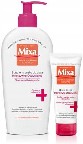Mixa Body Mleczko do Ciała Intensywne Odżywienie 400ml, krem do Rąk ...