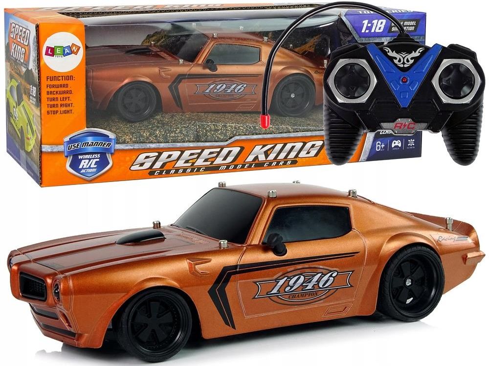 Leantoys Zdalnie Sterowany Samochód Rc Auto Zabawka Dla Dziecka 1:18 ...