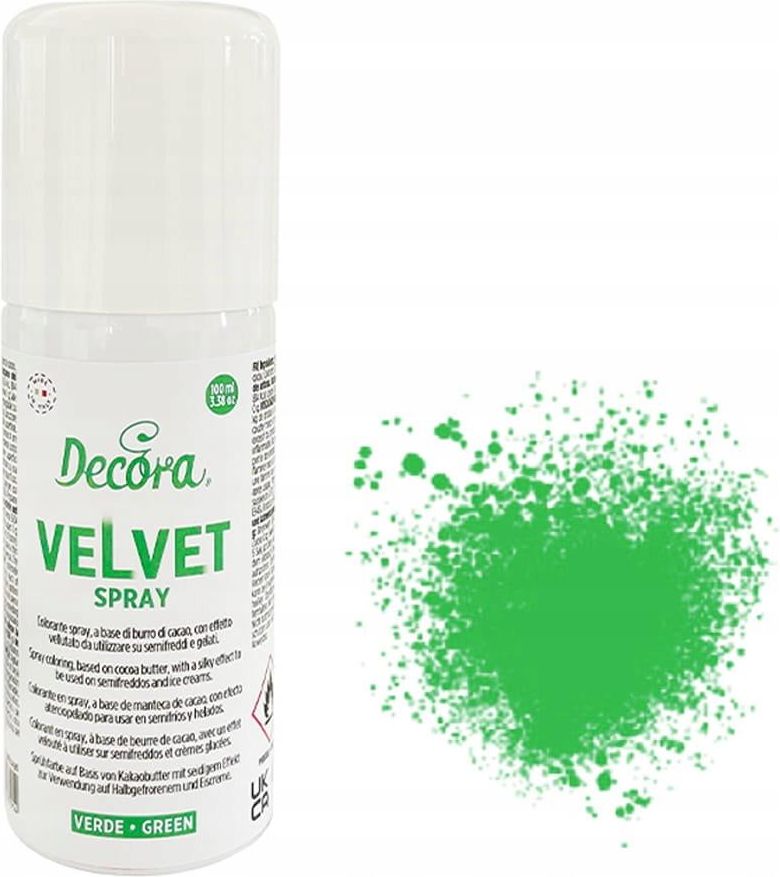Decora Zamsz W Sprayu Velvet Spray Zielony 100ml - Ceny i opinie - Ceneo.pl