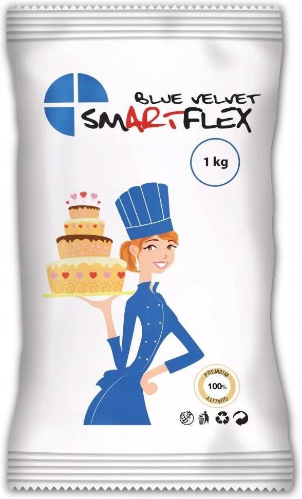Smartflex Masa Cukrowa Smartflex Niebieska. 1kg - Ceny i opinie - Ceneo.pl