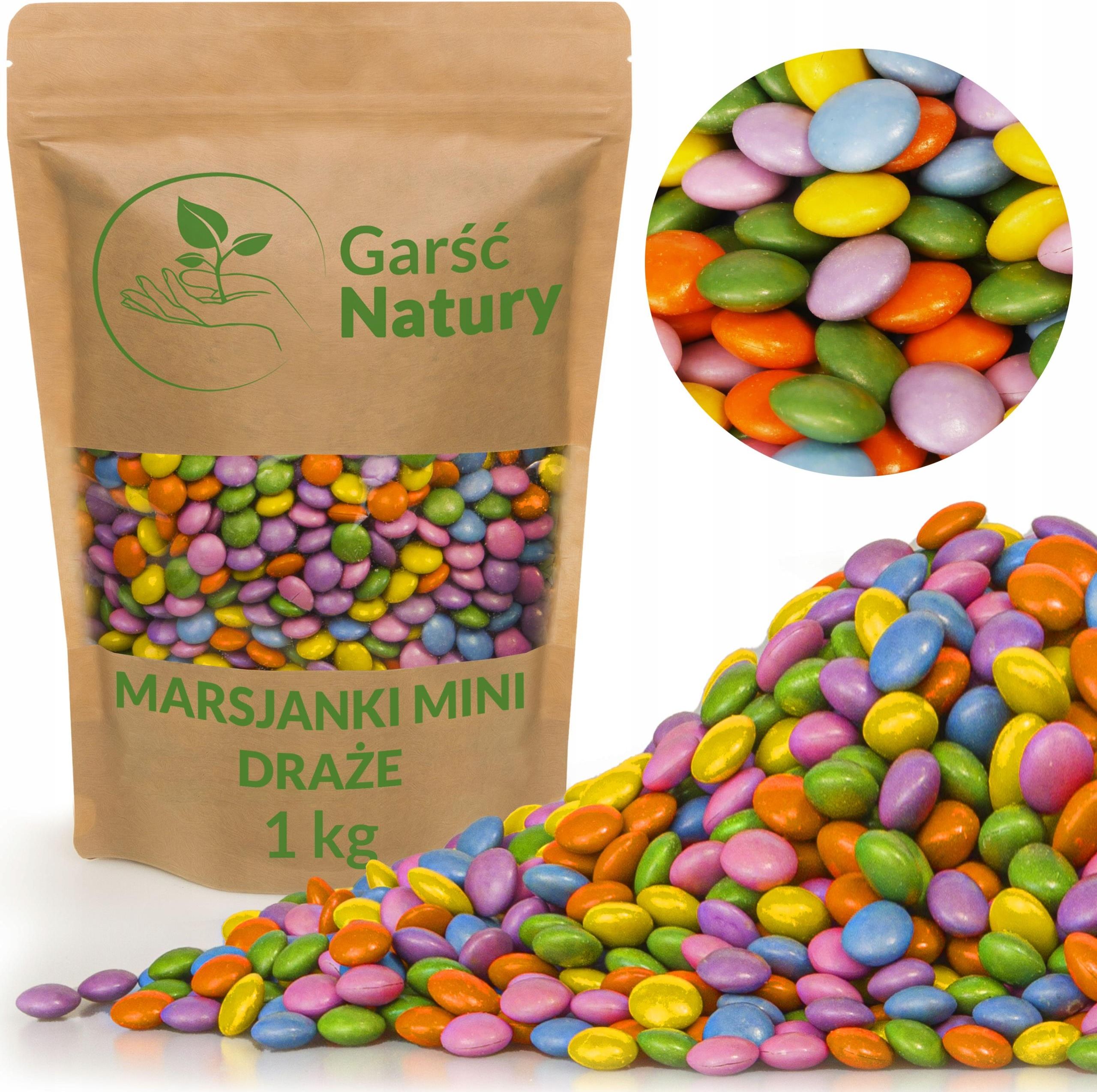 Garść Natury Posypka Do Lodów Ciast Deserów Marsjanki Draże 1kg - Ceny ...