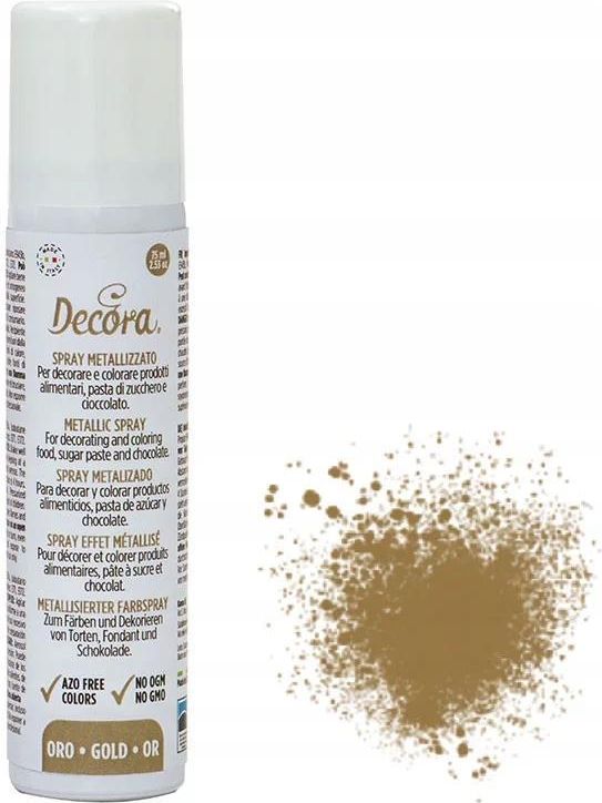 Decora Barwnik W Sprayu Złoty 75ml - Ceny i opinie - Ceneo.pl