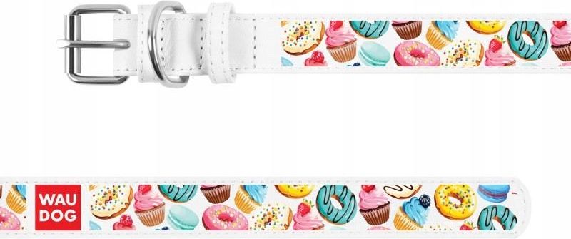 Waudog Obroża Ze Skóry Donuts Biała R5 38-49Cm - Ceny i opinie - Ceneo.pl