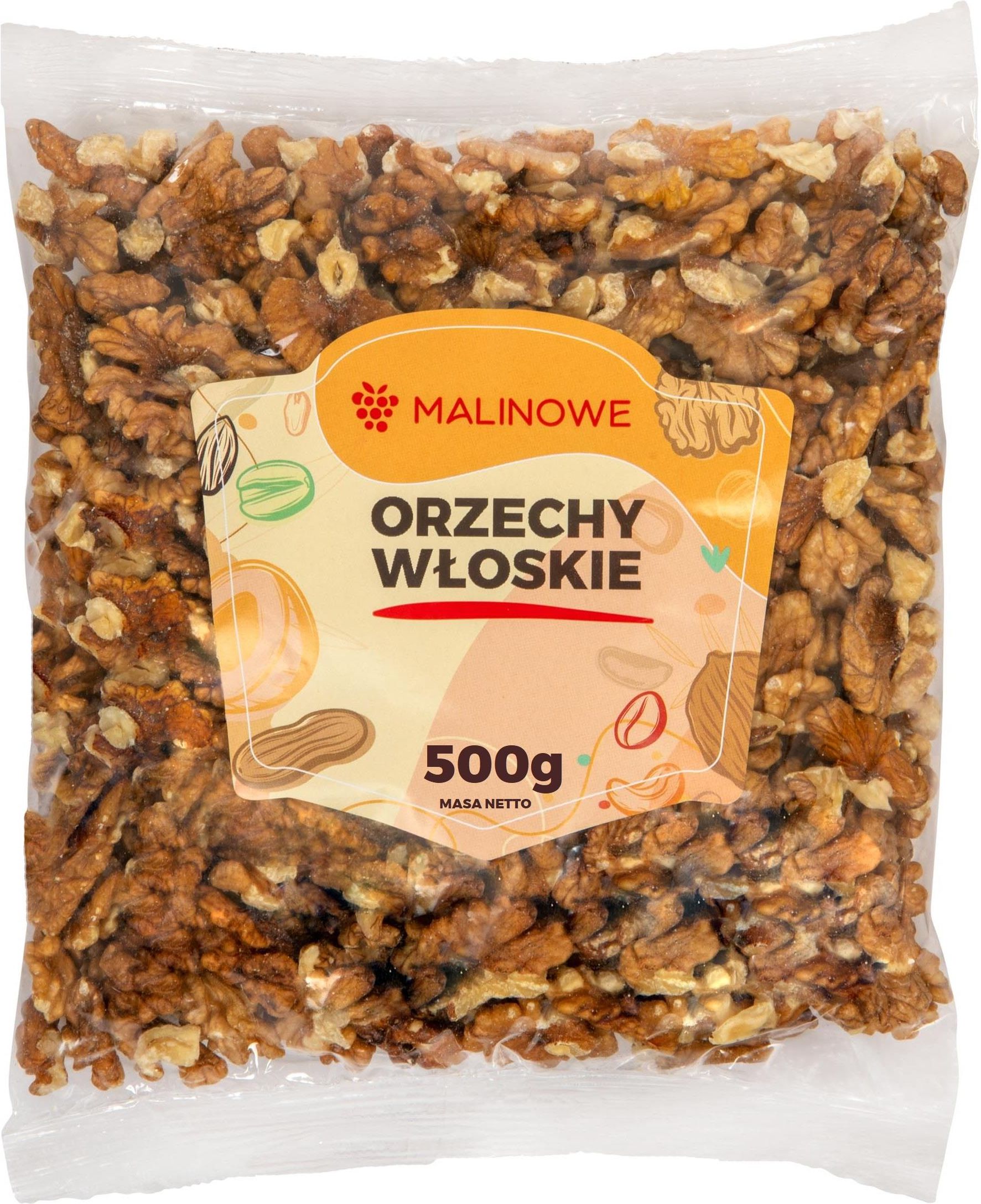 Malinowe Orzechy Włoskie 500g - Ceny i opinie - Ceneo.pl
