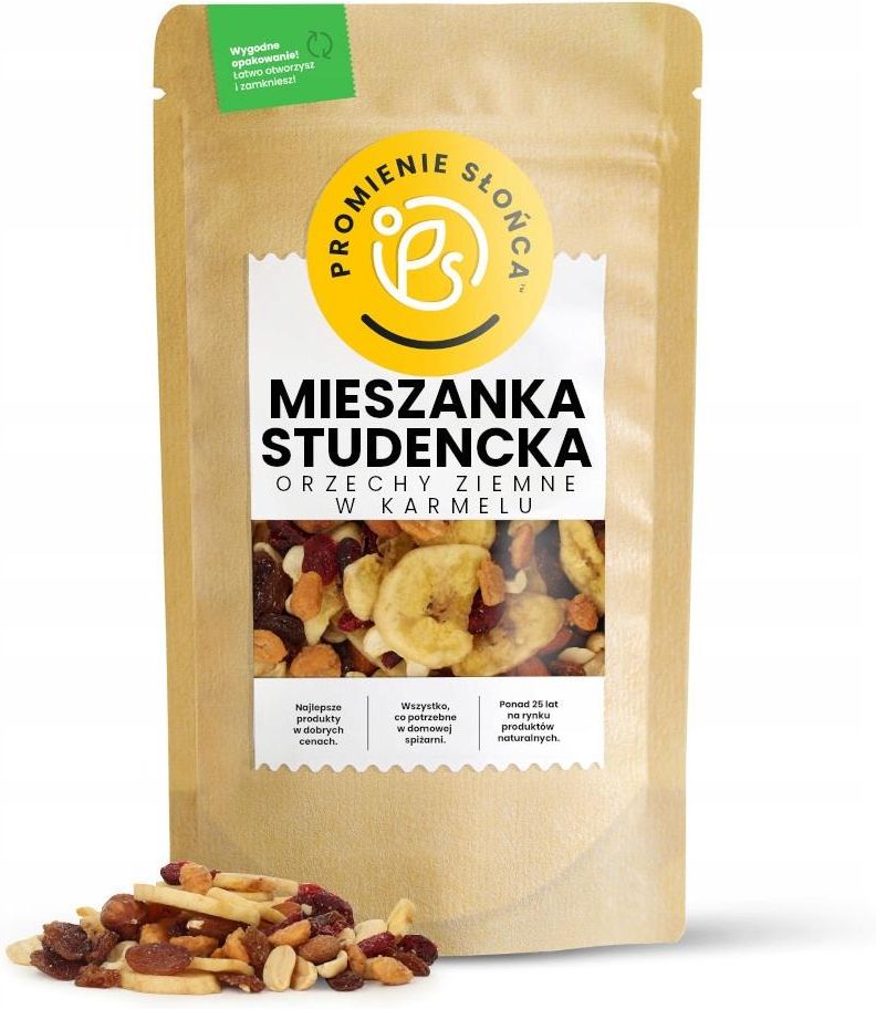 Promienie Słońca Mieszanka Studencka Z Orzechami Ziemnymi W Karmelu - Ceny i opinie - Ceneo.pl