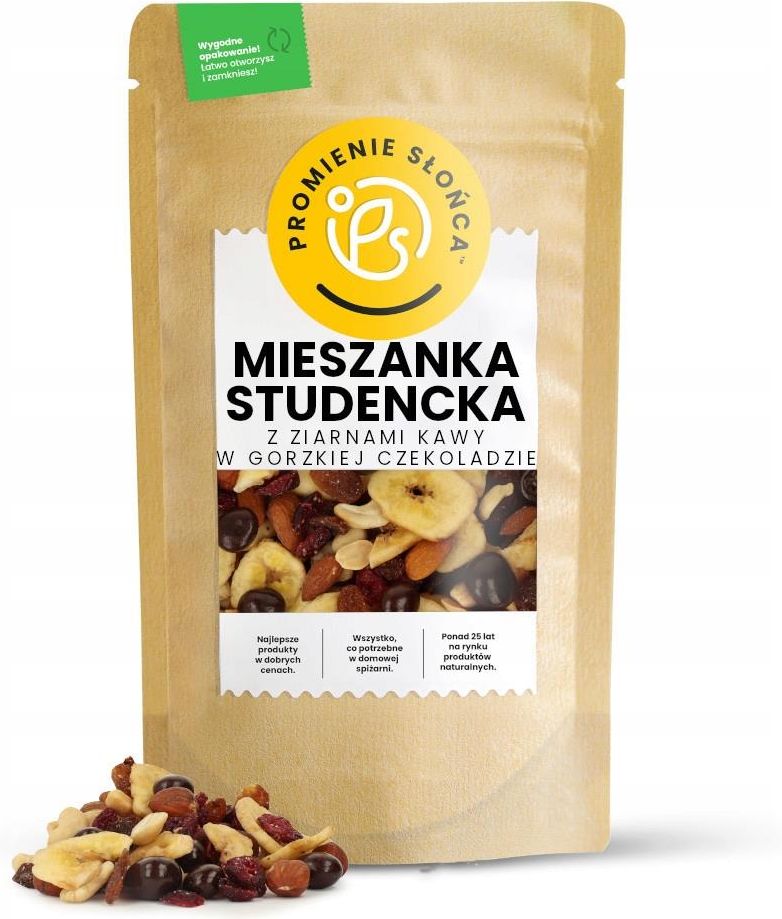 Promienie Słońca Mieszanka Studencka Z Ziarnami Kawy W Czekoladzie 500g - Ceny i opinie - Ceneo.pl