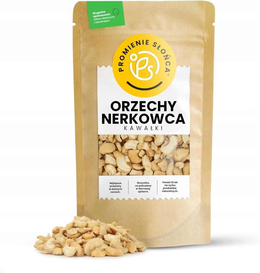 Promienie Słońca Orzechy Nerkowca Kawałki 500g - Ceny i opinie - Ceneo.pl