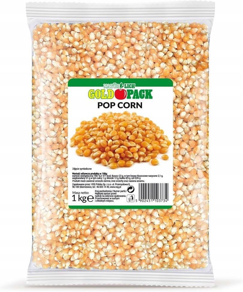Gold Pack Goldpack Pop Corn 1kg - Ceny i opinie - Ceneo.pl