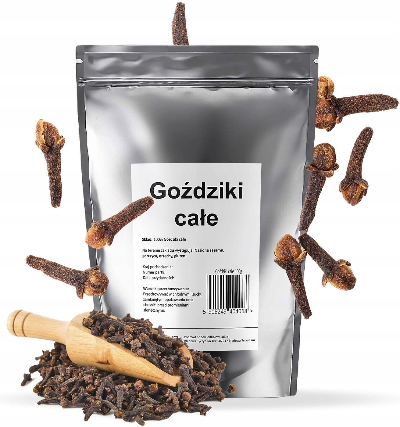Solup Goździki Całe Aromatyczne Suszone Herbata 100g - Ceny i opinie ...