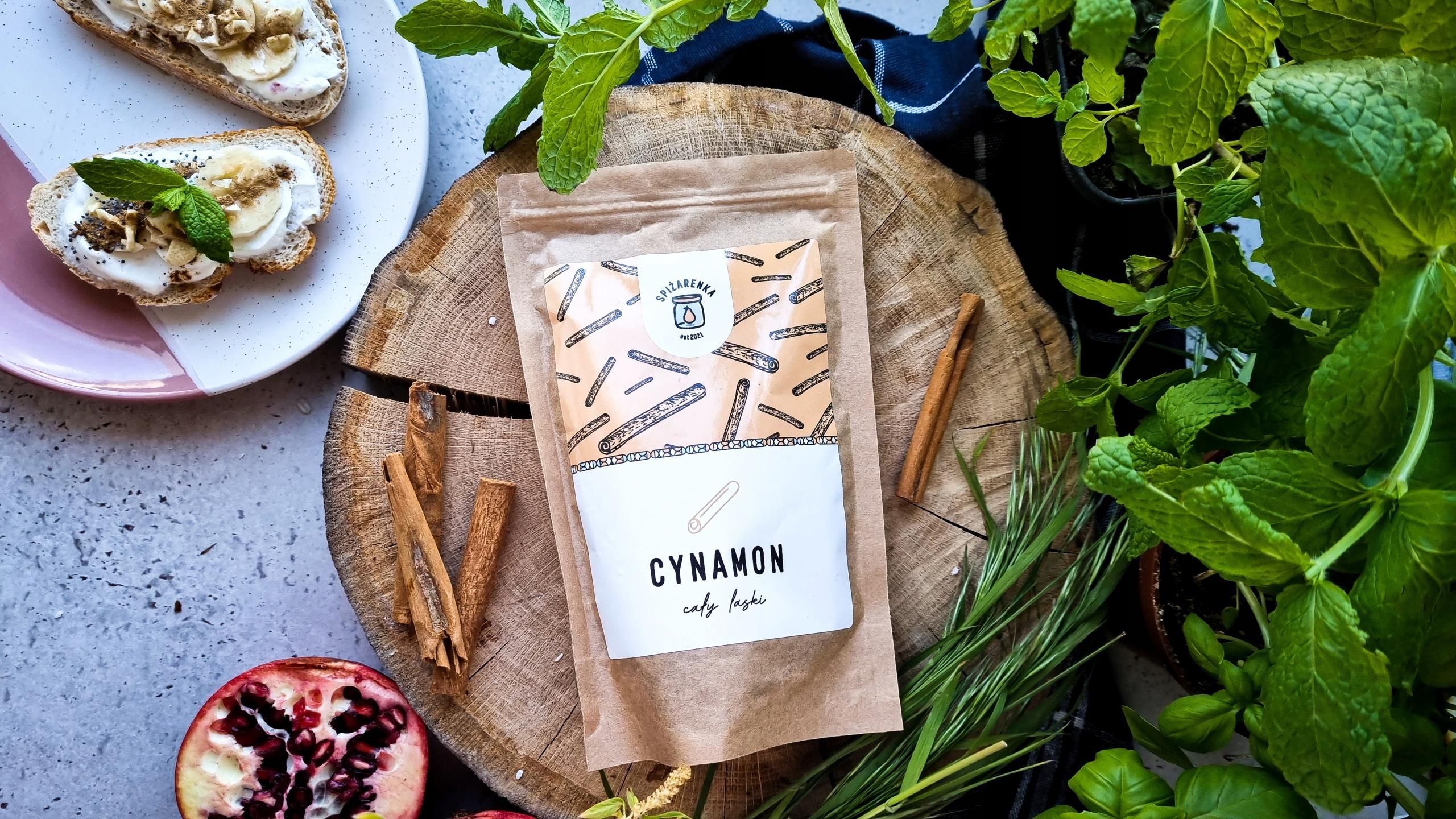 Spiżarenka Laski Cynamonu Cynamon Laska Cały Pachnący Suszony 8Cm ...