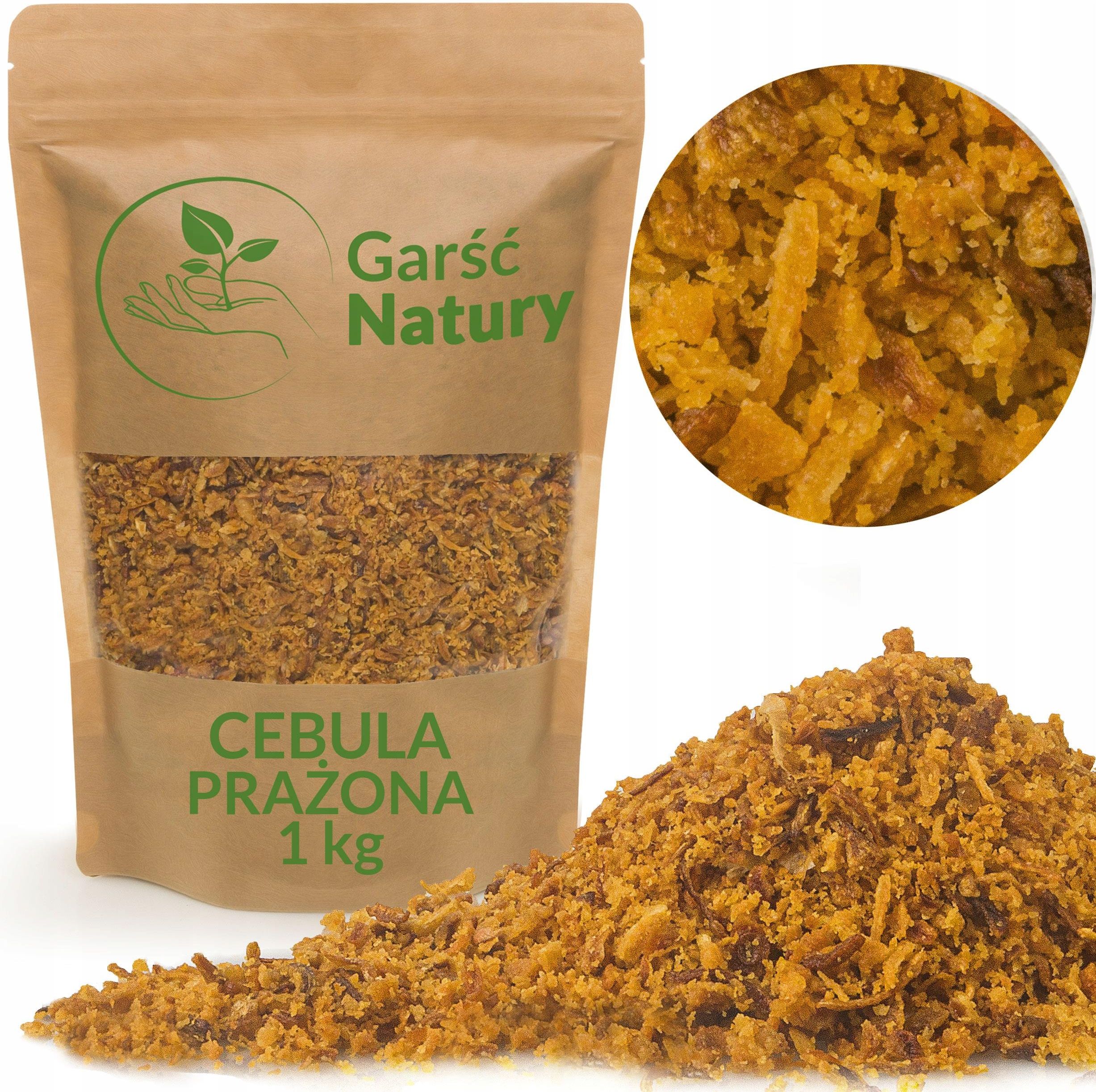 Garść Natury Cebula Prażona Smażona Polska Cebulka 1kg - Ceny i opinie ...