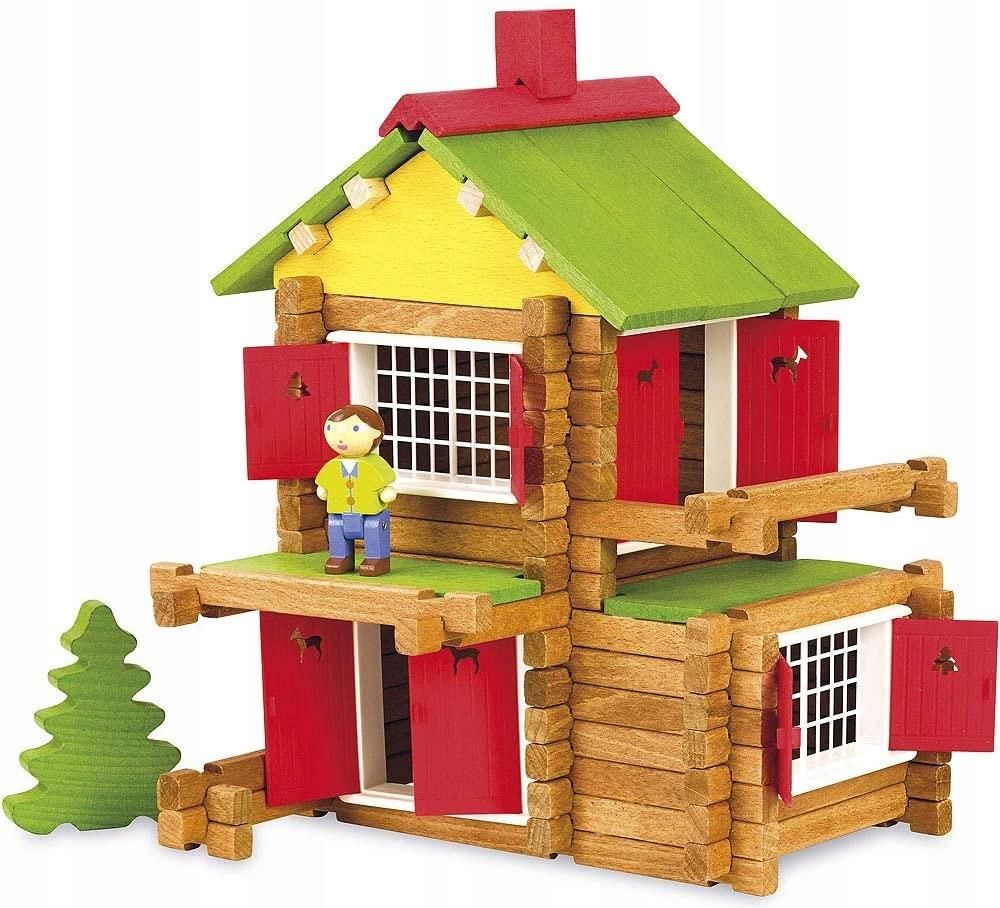 Jeujura Domek Drewniany W Walizce J8003 135El - Ceny i opinie - Ceneo.pl