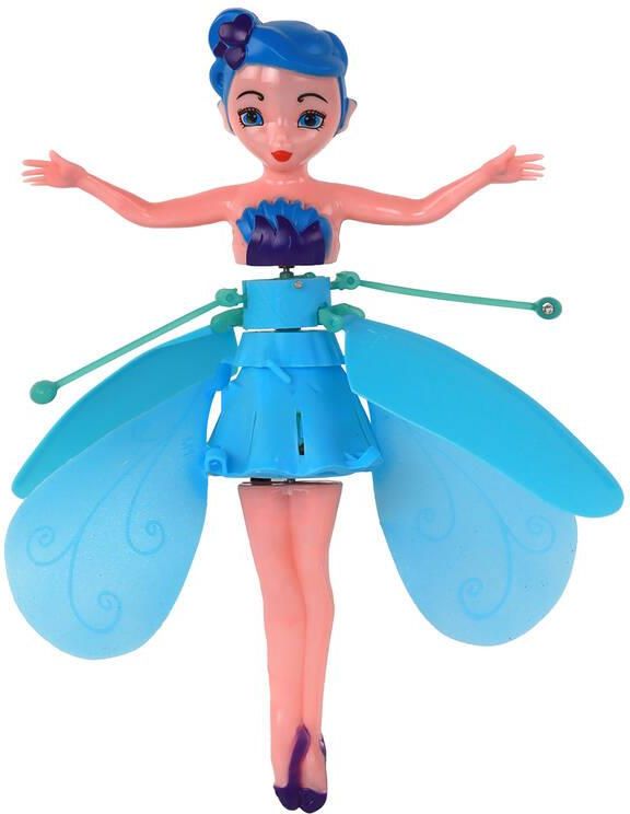 Lalka Leantoys Magiczna Lalka Latająca Wróżka Niebieska Sterowana Ręką - Ceny i opinie - Ceneo.pl