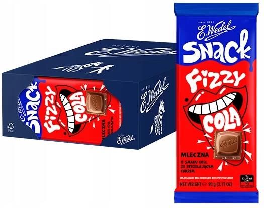 E.Wedel 20 X Czekolada Mleczna Snack Cola 90g - Ceny i opinie - Ceneo.pl