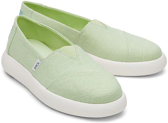 TOMS Slippersy w kolorze zielonym - Ceny i opinie - Ceneo.pl